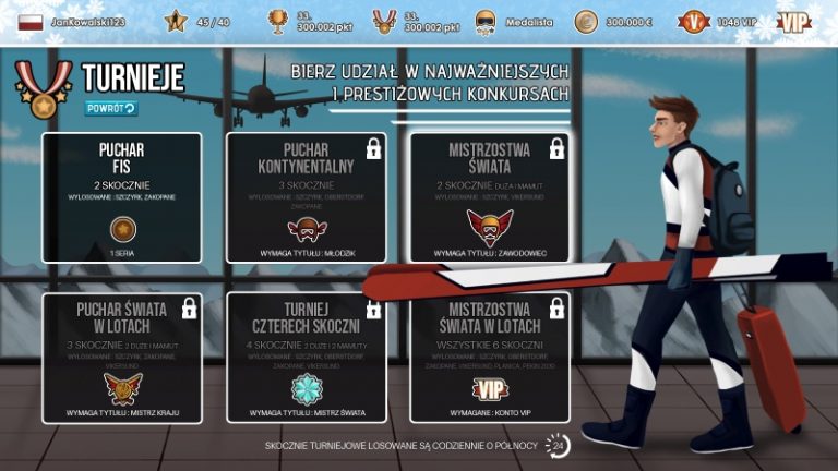 Ski Jump Simulator >> Gra skoki narciarskie online >> Ski Jumping gry PL